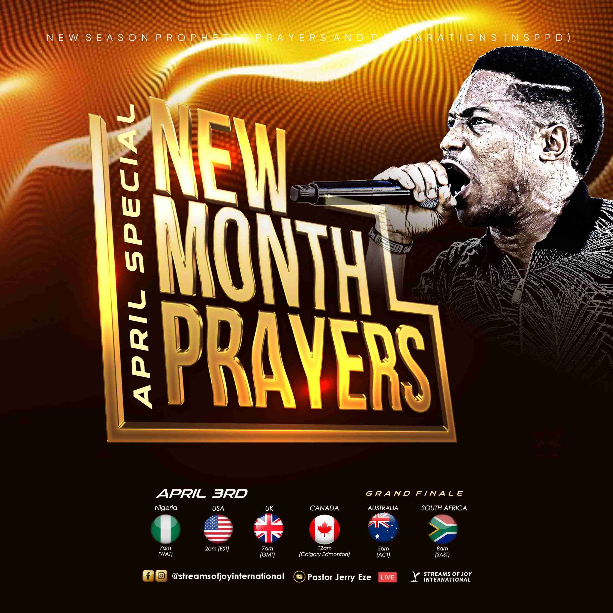 NSPPD | APRIL SPECIAL NEW MONTH PRAYERS [DAY 3]//GLORY AND POWER FRIDAY ...